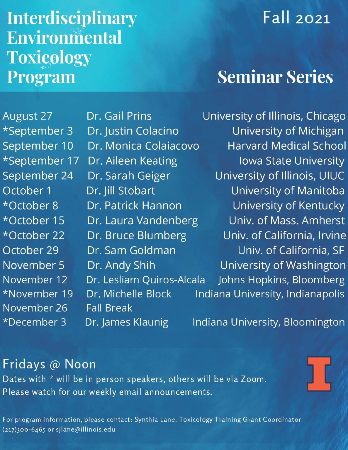 Toxicology Training Program